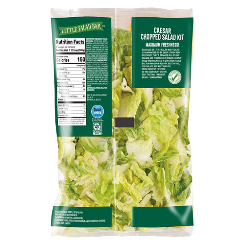 Little Salad Bar Chopped Caesar Salad Kit, 10.8 oz